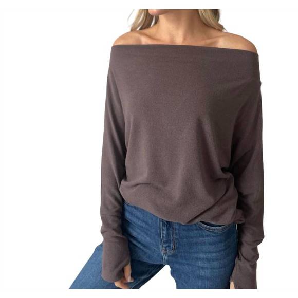 Six/Fifty | Sweaters | New Sixfifty Anywhere Top In Eggplant | Poshmark
